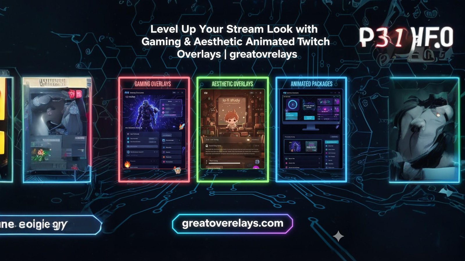 Level Up Your Stream Look with Gaming & Aesthetic Animated Twitch ...